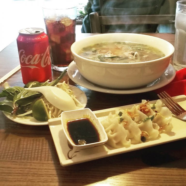 Collection of pictures of Vietnamese dishes at Miss Saigon Pho